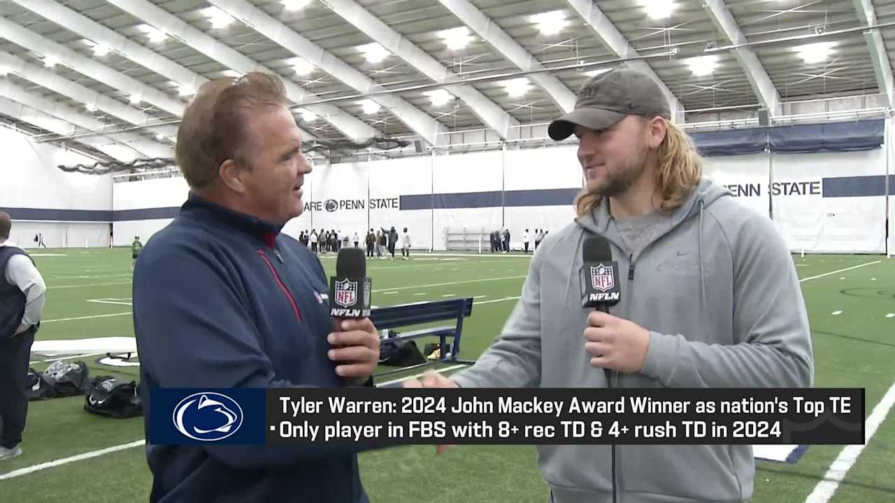 NFL Network's Brian Baldinger chats with Penn State Nittany Lions tight ...