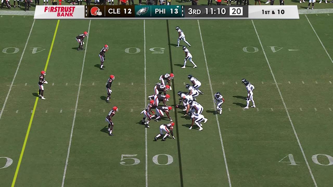 Can't-Miss Play: Cleveland Browns' defensive end K.J. Henry's pick-six ...