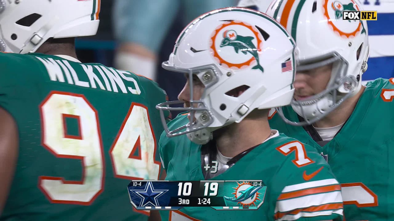 Miami Dolphins kicker Jason Sanders' 35-yard FG extends Dolphins' lead ...