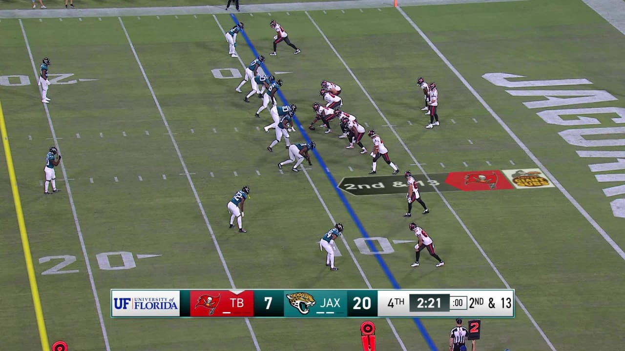 Tampa Bay Buccaneers wide receiver Cody Thompson turns tunnel screen ...