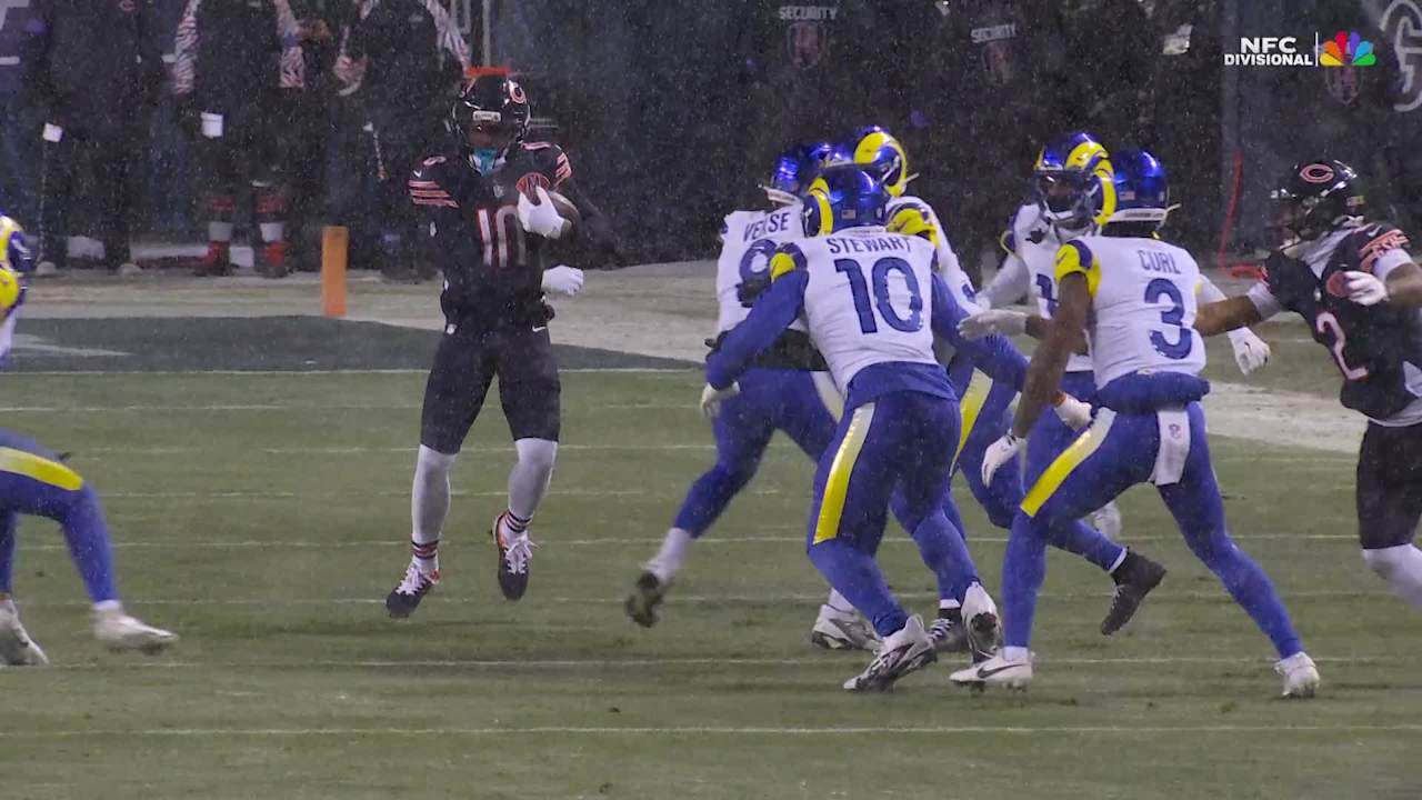 Chicago Bears wide receiver Luther Burden III is a burden to the Los ...