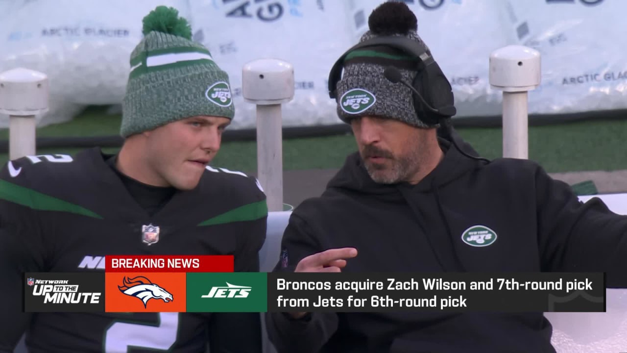 Denver Broncos acquire quarterback Zach Wilson via trade from New York Jets Denver Broncos acquire quarterback Zach Wilson via trade from New York Jets