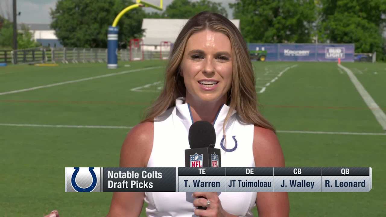 Indianapolis Colts reporter Laura Overton: Colts rookie tight end Tyler ...