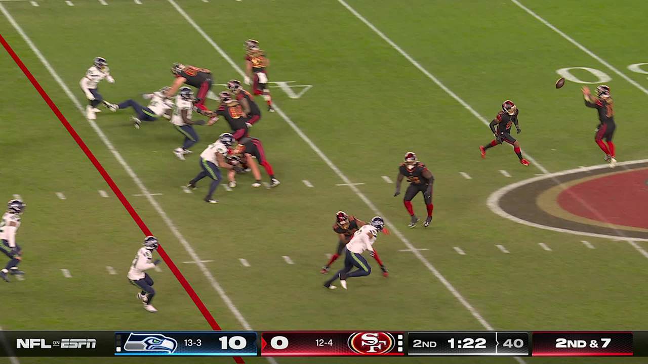 Niners' trick play yields 4-yard catch and run for McCaffrey down the ...