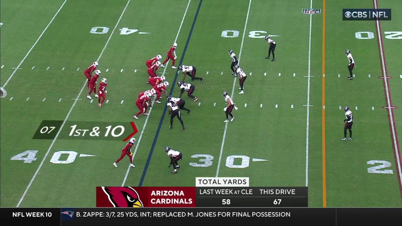 Arizona Cardinals quarterback Kyler Murray's first career connection ...