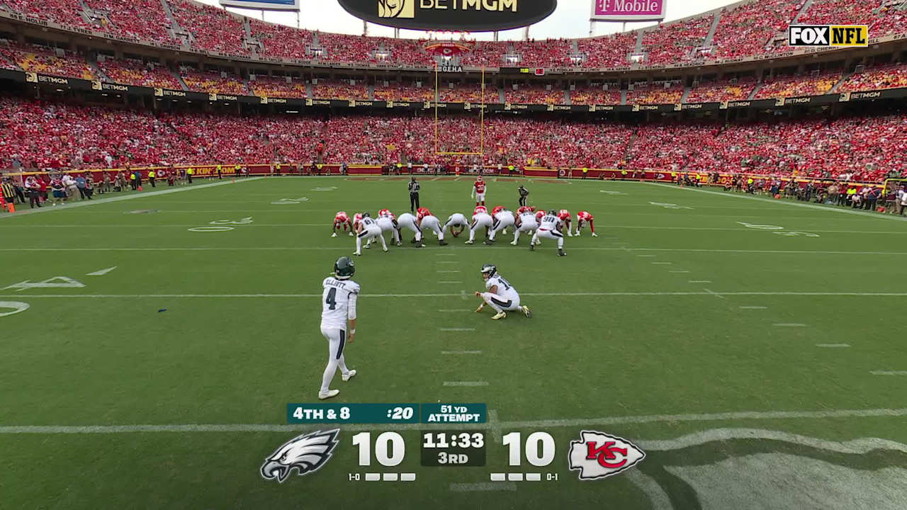 Philadelphia Eagles kicker Jake Elliott's 51-yard field goal gives ...