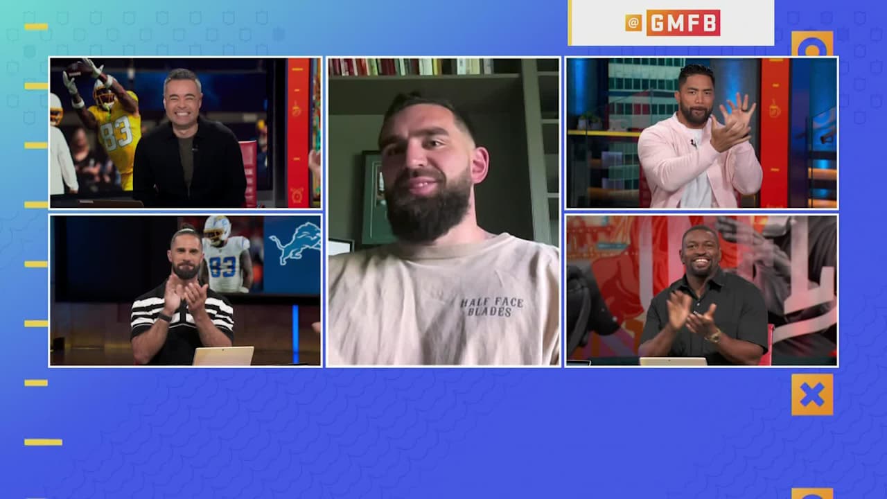Detroit Lions tight end Tyler Conklin wakes up with 'GMFB' to discuss ...