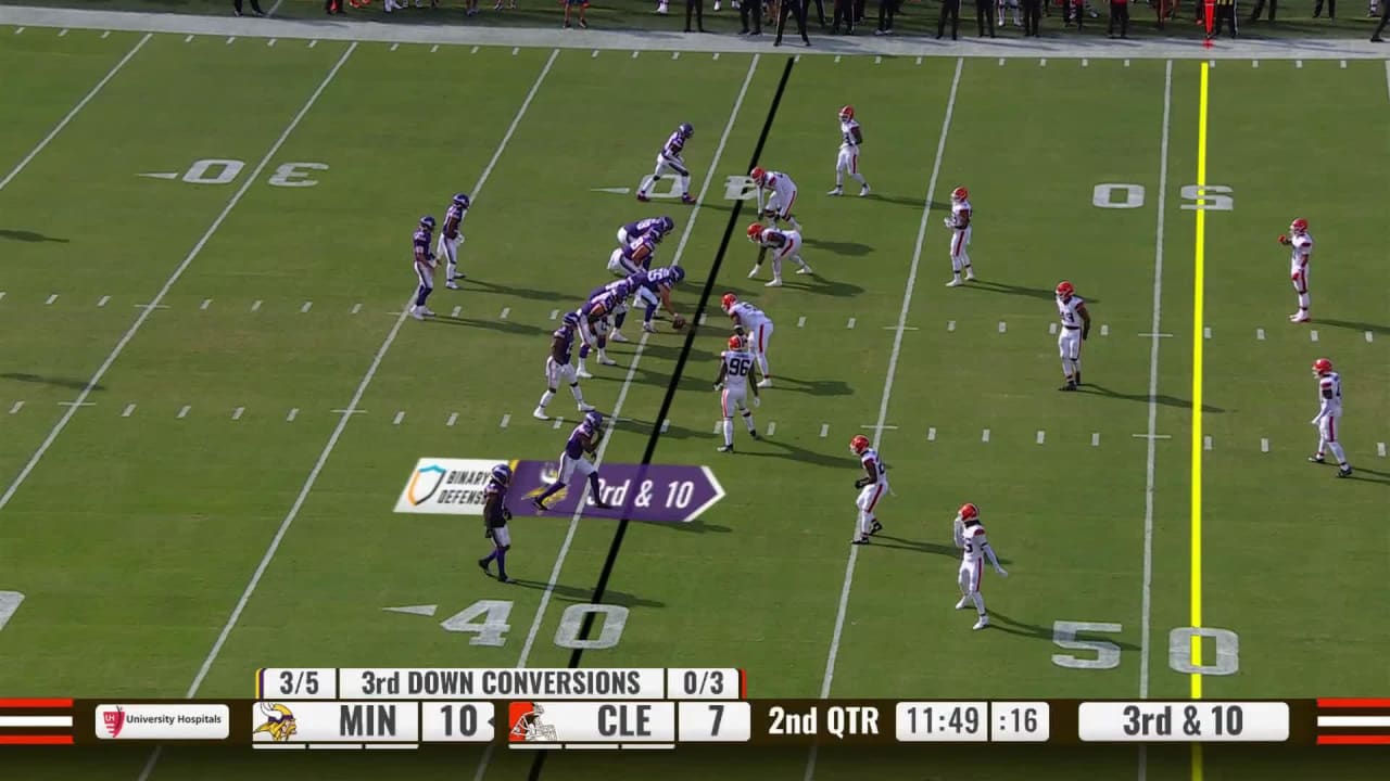Minnesota Vikings quarterback Nick Mullens' 19-yard laser pinpoints ...