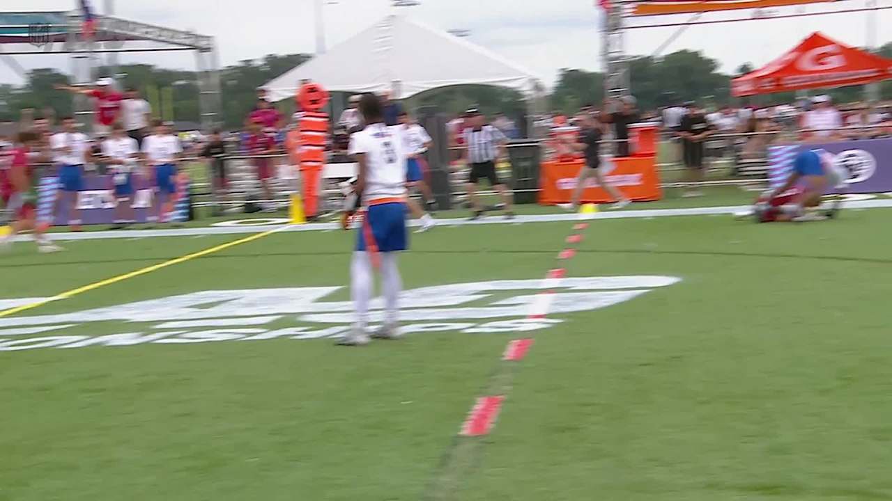 Adam Hermosura goes UP to intercept forced pass attempt