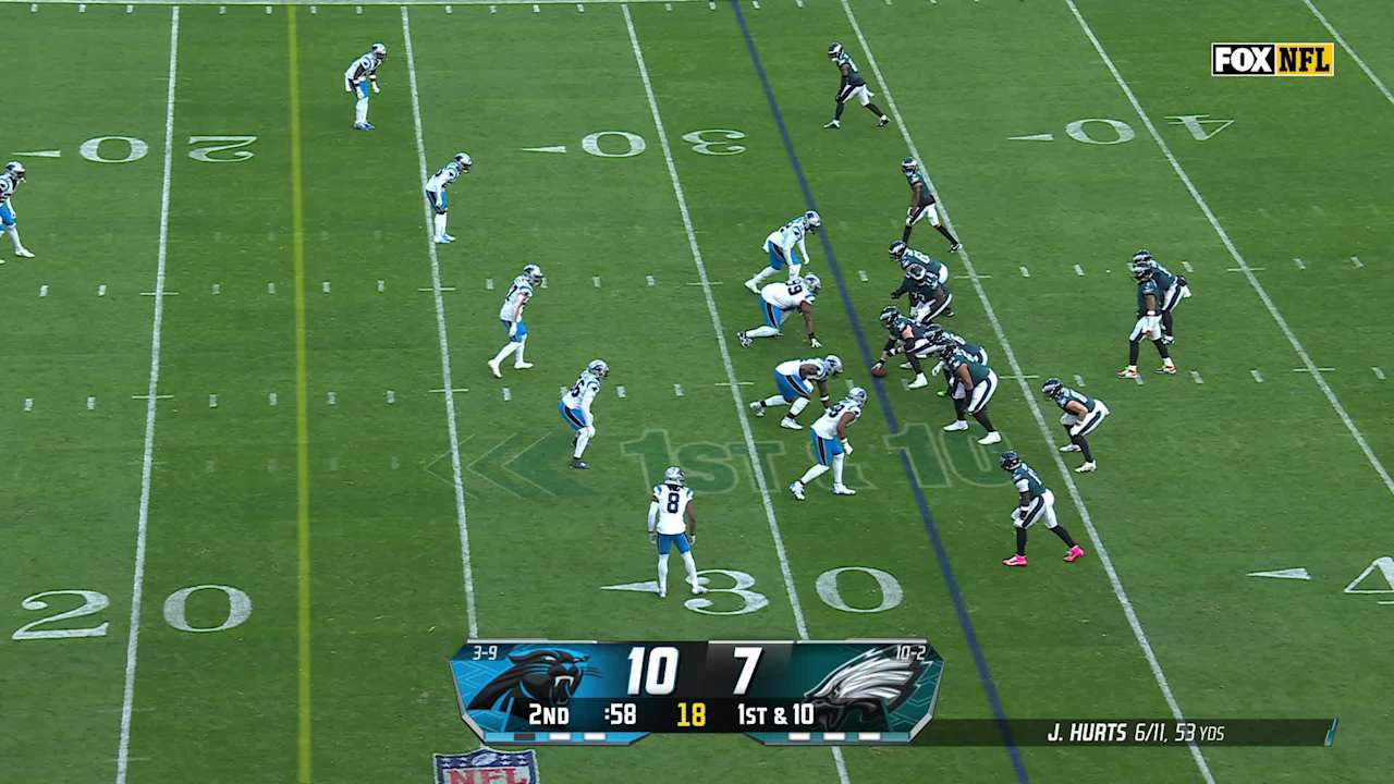 Philadelphia Eagles' quarterback Jalen Hurts' sack escape leads to 14 ...