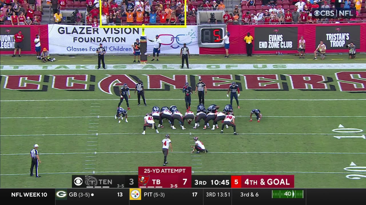 Tampa Bay Buccaneers kicker Chase McLaughlin's 25-yard FG extends Bucs ...