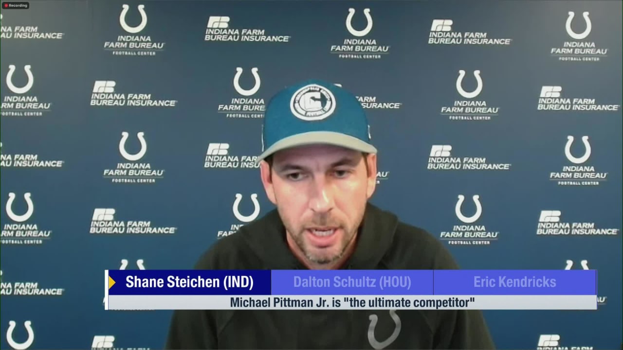 Indianapolis Colts head coach Shane Steichen: wide receiver Michael ...