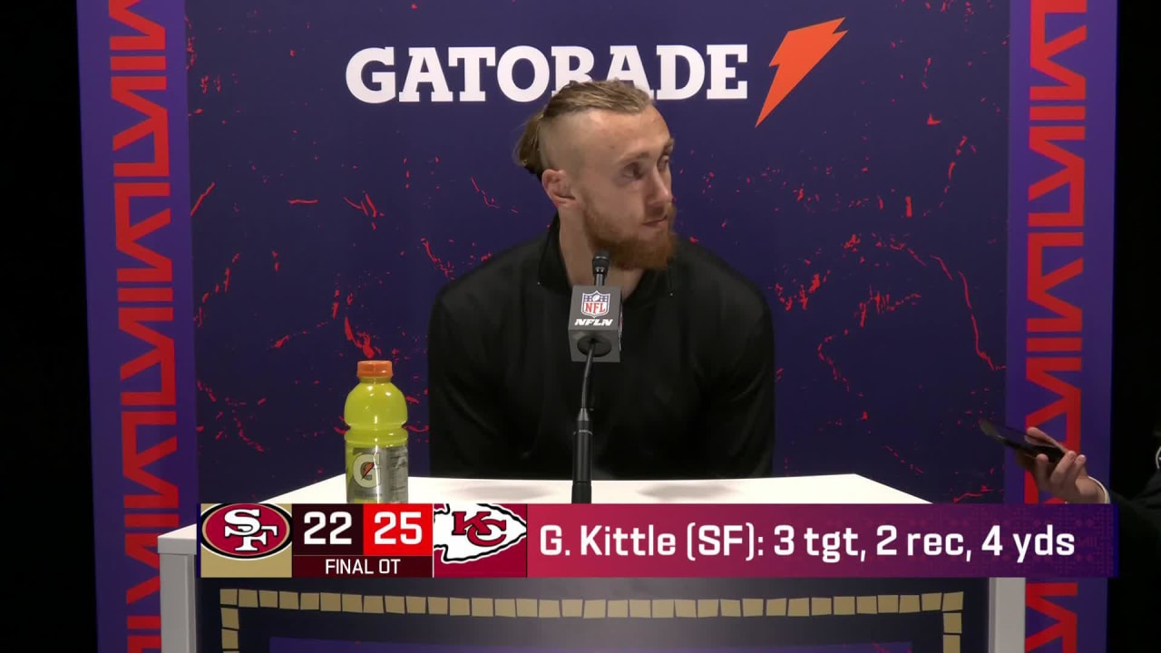 San Francisco 49ers tight end George Kittle on 49ers' Super Bowl LVIII ...