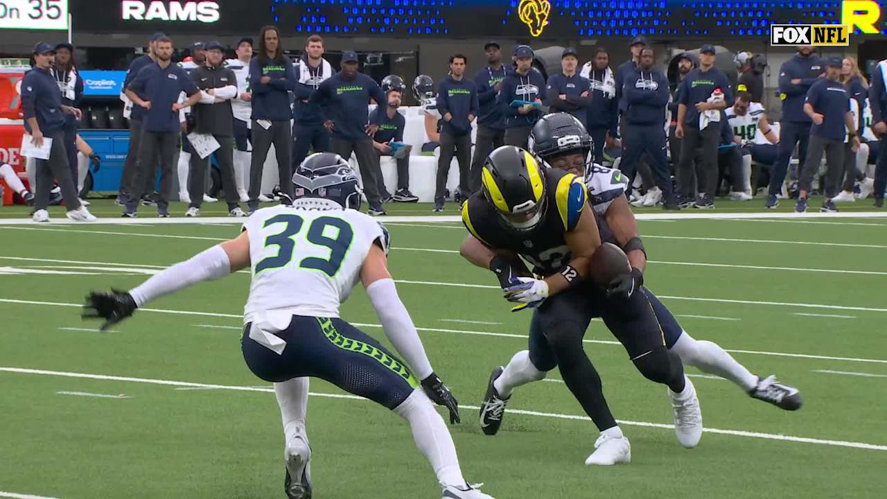 Turnover trade! Seattle Seahawks safety Coby Bryant forces a fumble ...