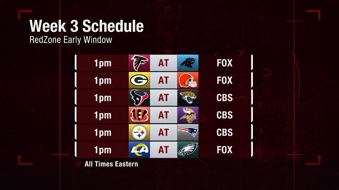 Scott Hanson's RedZone OT Week 3 Preview