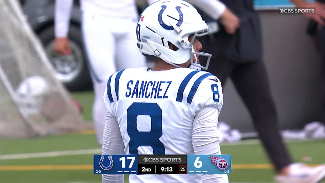Indianapolis Colts' first punt of 2025 lands within Tennessee Titan ...