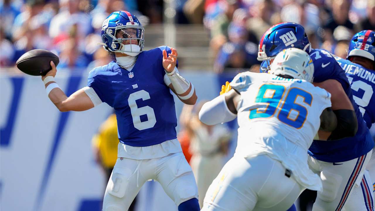 Jaxson Dart, Giants rookies shine in upset win over Chargers: 'The future is now'