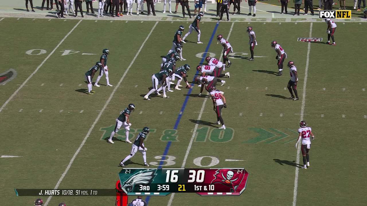 Philadelphia Eagles tight end Dallas Goedert's catch vs. Tampa Bay ...