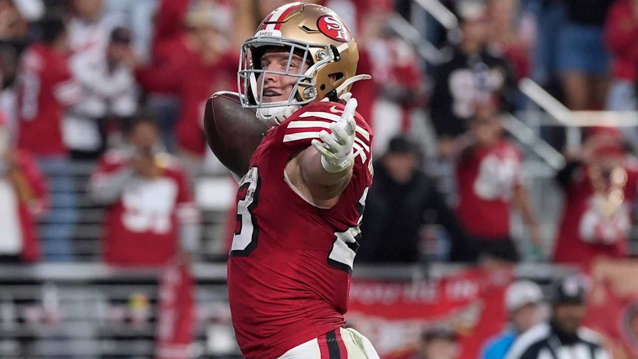 Niners RB Christian McCaffrey puts up historic 201-yard performance in ...