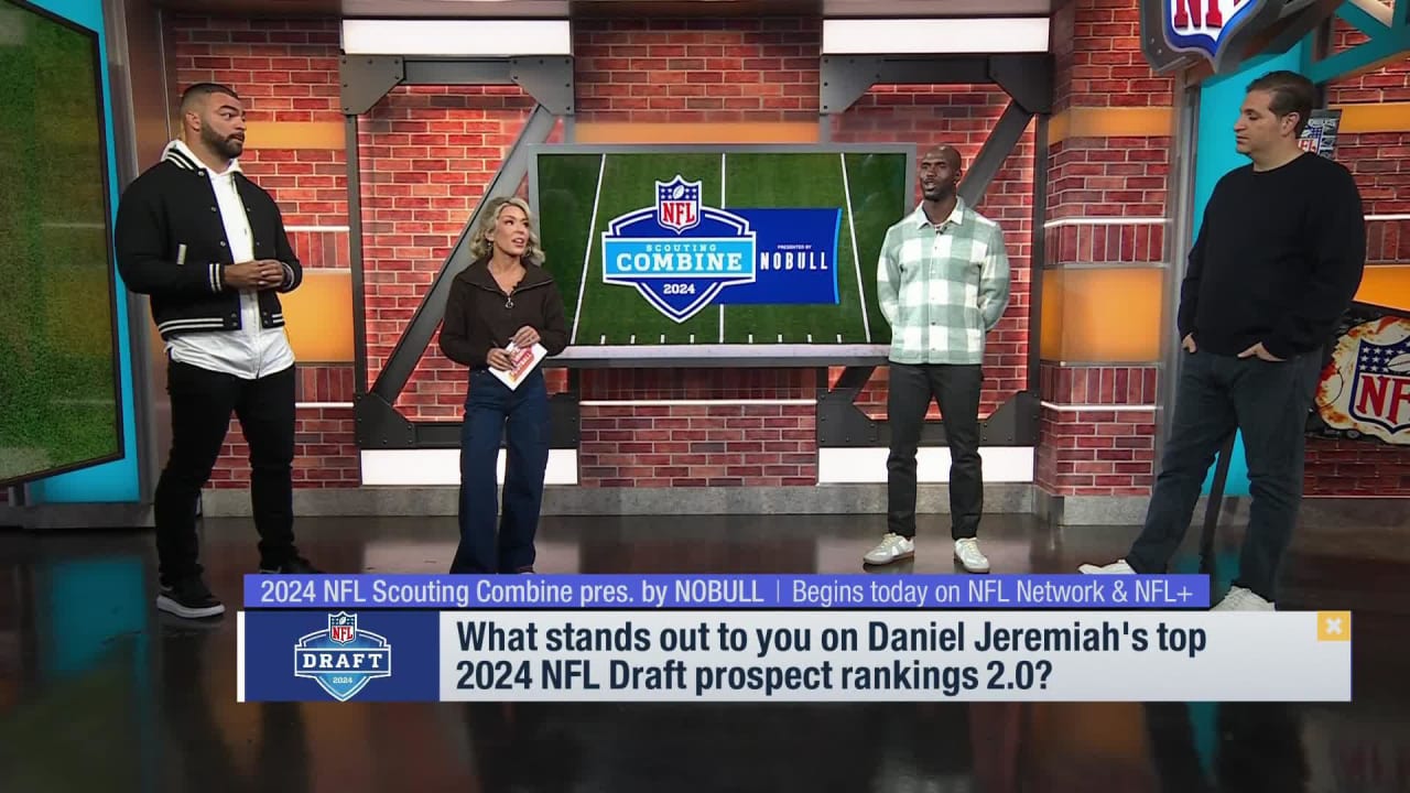 What stands out to you on NFL Network's Daniel Jeremiah's top 2024 NFL Draft prospect rankings 2 ...