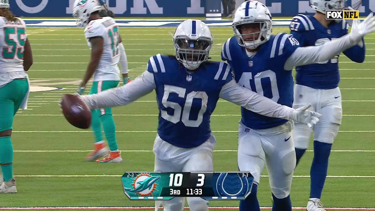 Can't-Miss Play: Indianapolis Colts linebacker Segun Olubi strips and ...