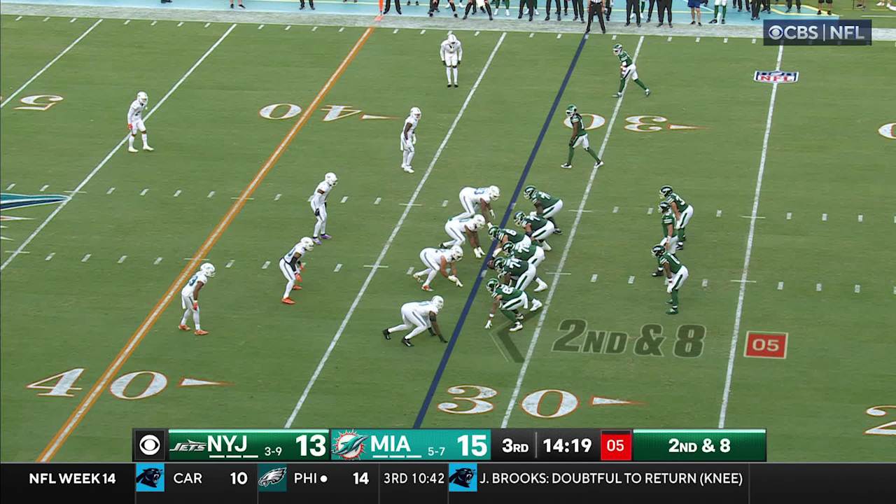 New York Jets quarterback Aaron Rodgers' 42-yard deep ball dots toe ...