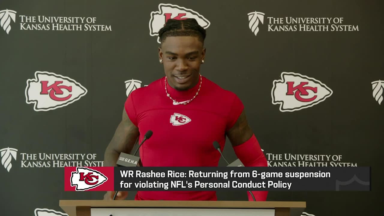 Kansas City Chiefs wide receiver Rashee Rice returning from 6-game ...