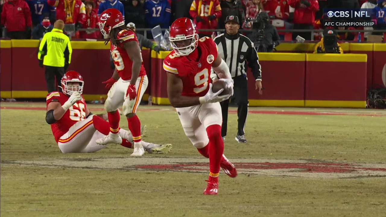 Kansas City Chiefs quarterback Patrick Mahomes' 29-yard connection with ...