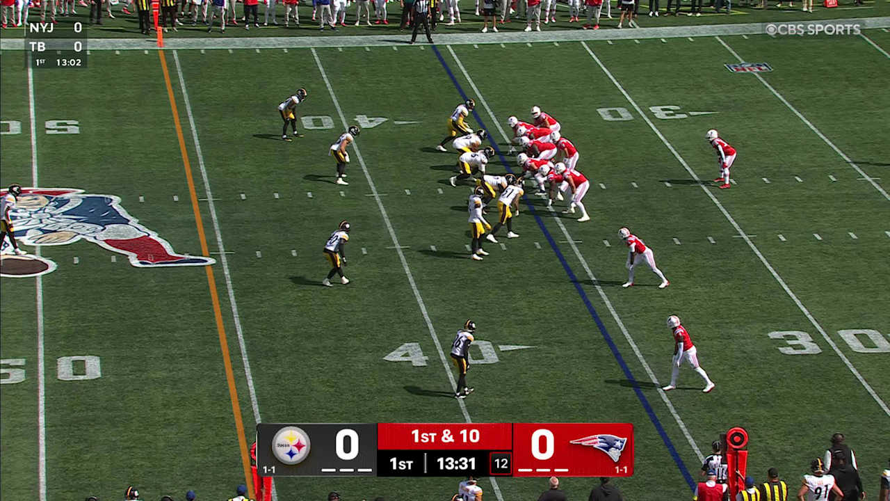 Pittsburgh Steelers' linebacker Cole Holcomb strips New England ...