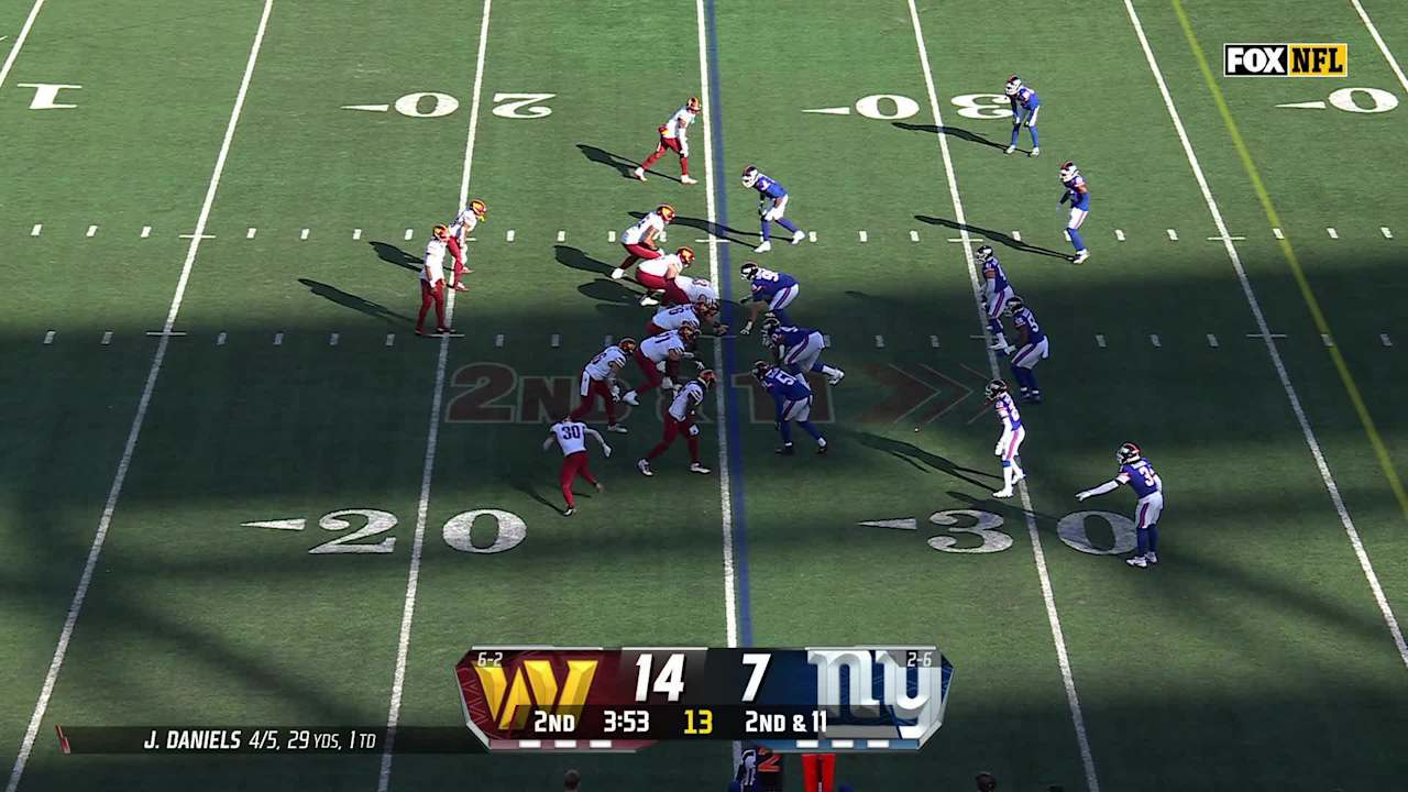 Washington Commanders wide receiver Noah Brown's third catch of first ...