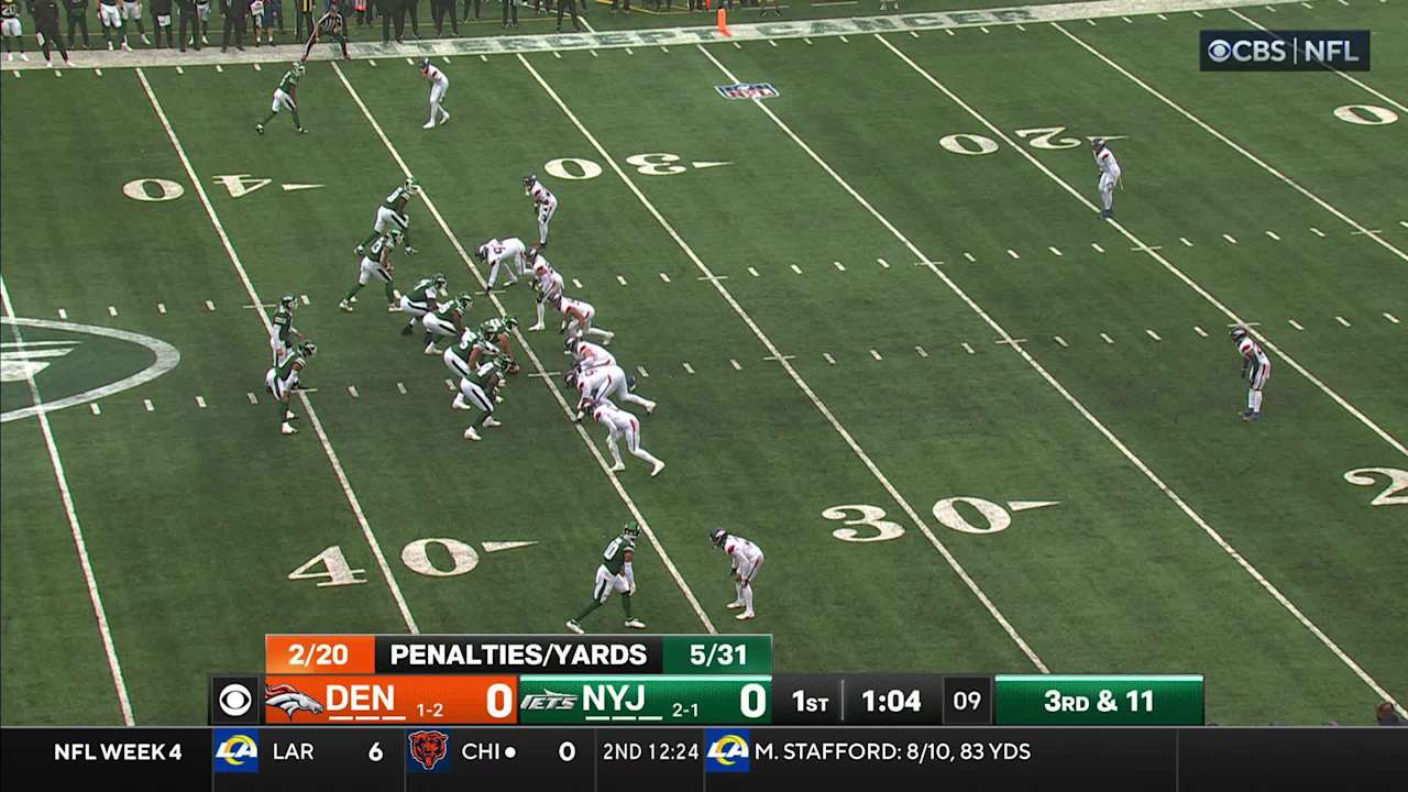 New York Jets quarterback Aaron Rodgers' off-platform launch generates ...