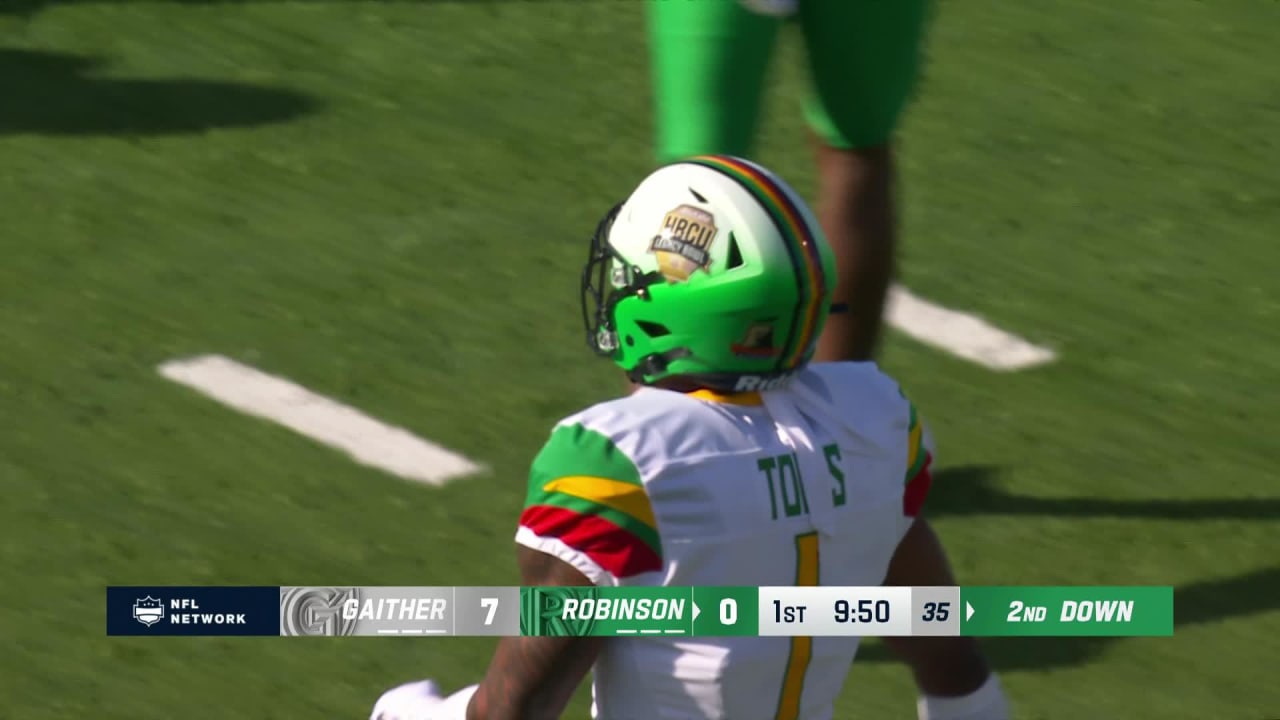 Morgan State University safety Jordan Toles jumps route on near ...