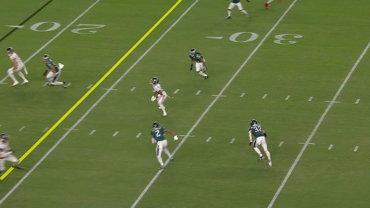 Atlanta Falcons quarterback Kirk Cousins' 12-yard dart dots wide ...