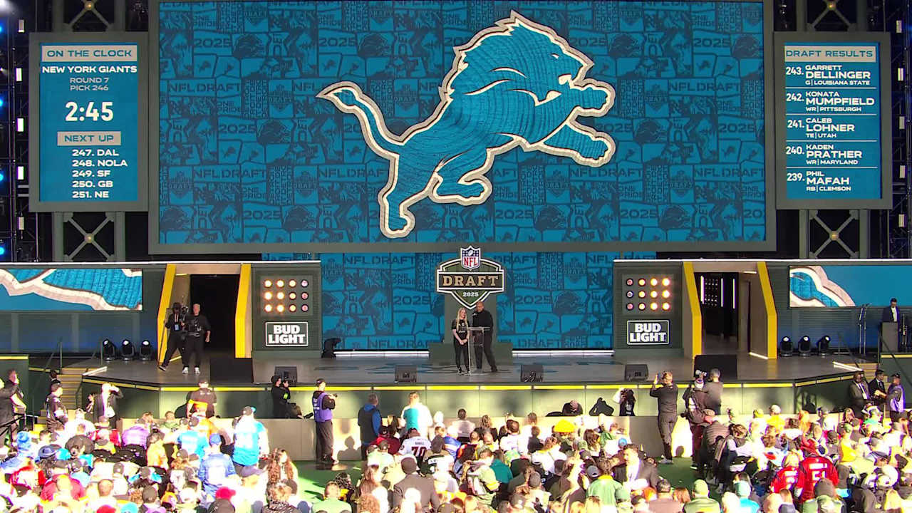 Lions select wide receiver Dominic Lovett with No. 244 pick in 2025 draft