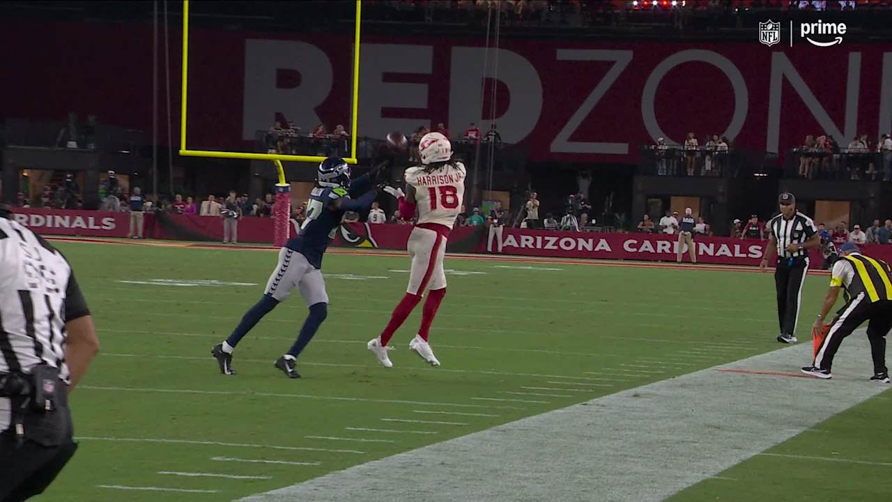 Arizona Cardinals wide receiver Marvin Harrison Jr.'s back-shoulder ...