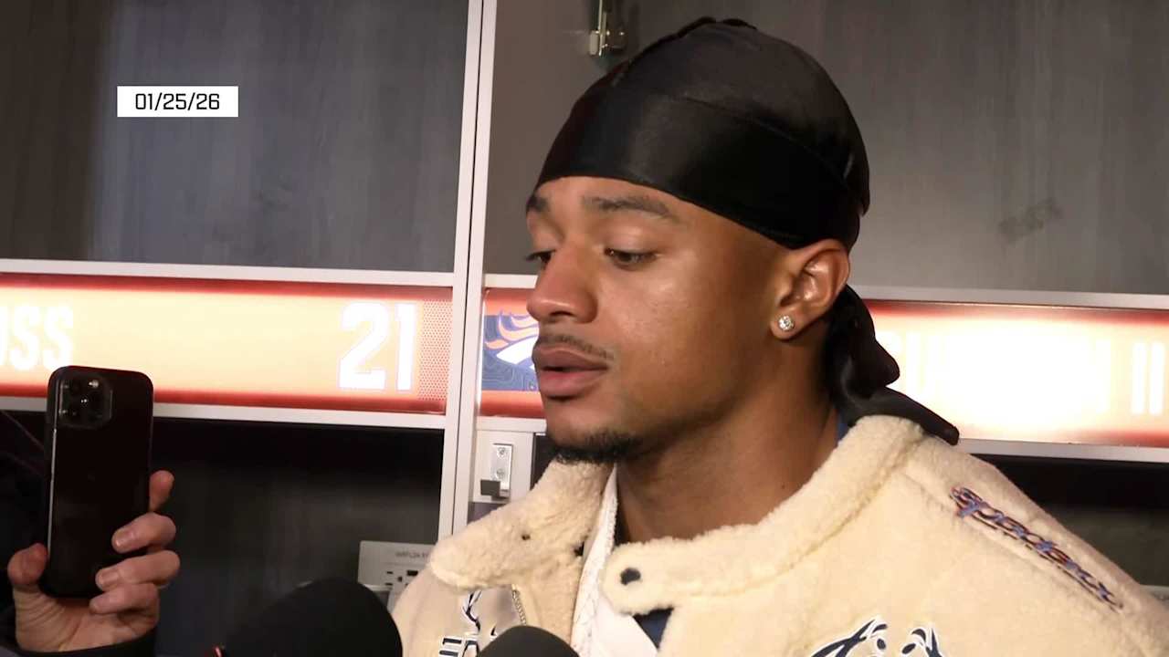 Denver Broncos cornerback Pat Surtain II on his emotions following the ...