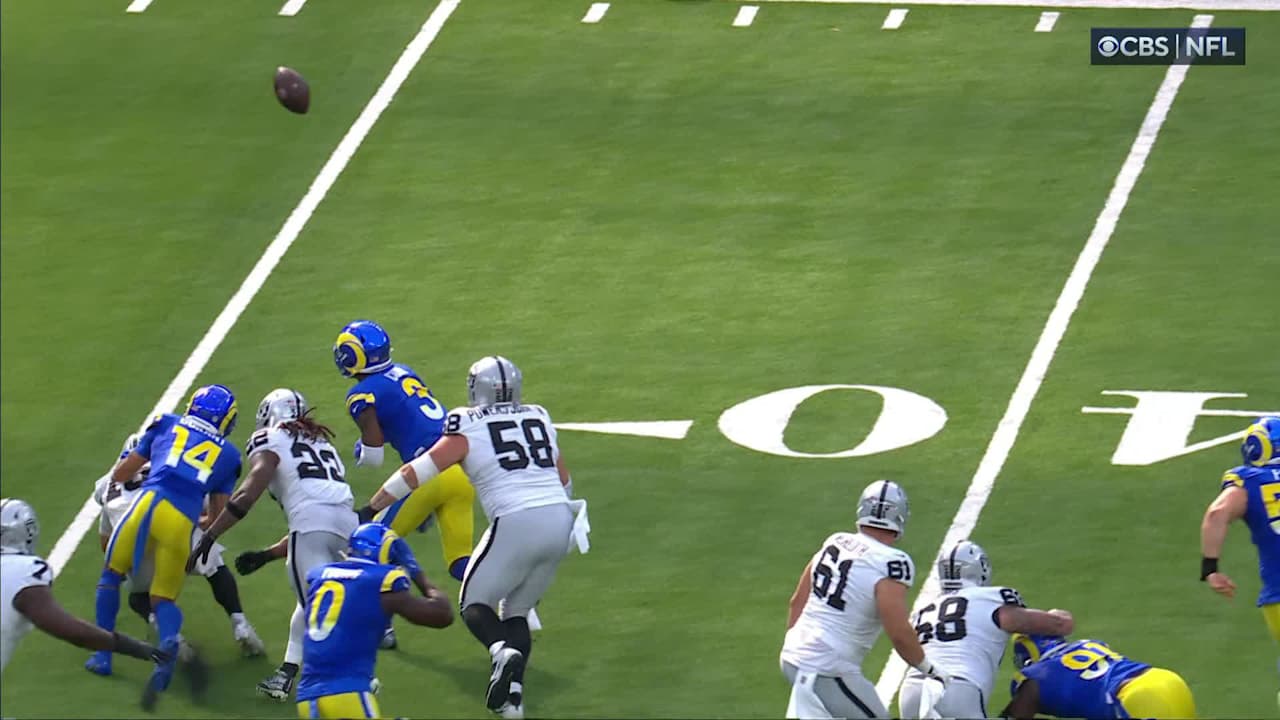 Can't-Miss Play: Los Angeles Rams defensive back Kamren Curl's scoop ...