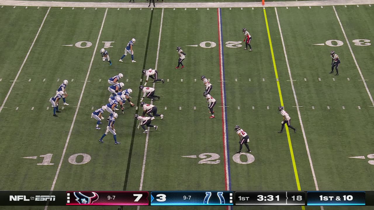 Indianapolis Colts running back Jonathan Taylor drags multiple Houston ...