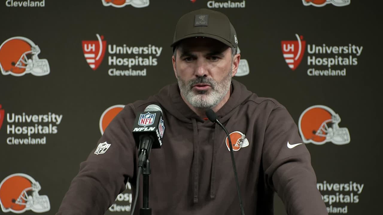 Cleveland Browns head coach Kevin Stefanski on quarterback Shedeur ...