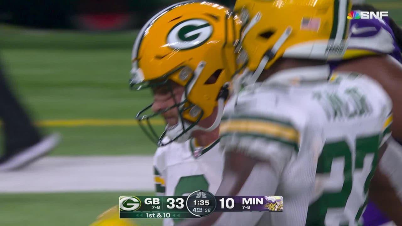 Green Bay Packers quarterback Sean Clifford's first NFL pass seals win ...