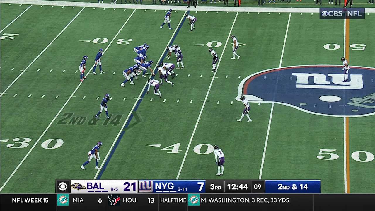 New York Giants' quarterback Tim Boyle's sideline shot throw finds ...
