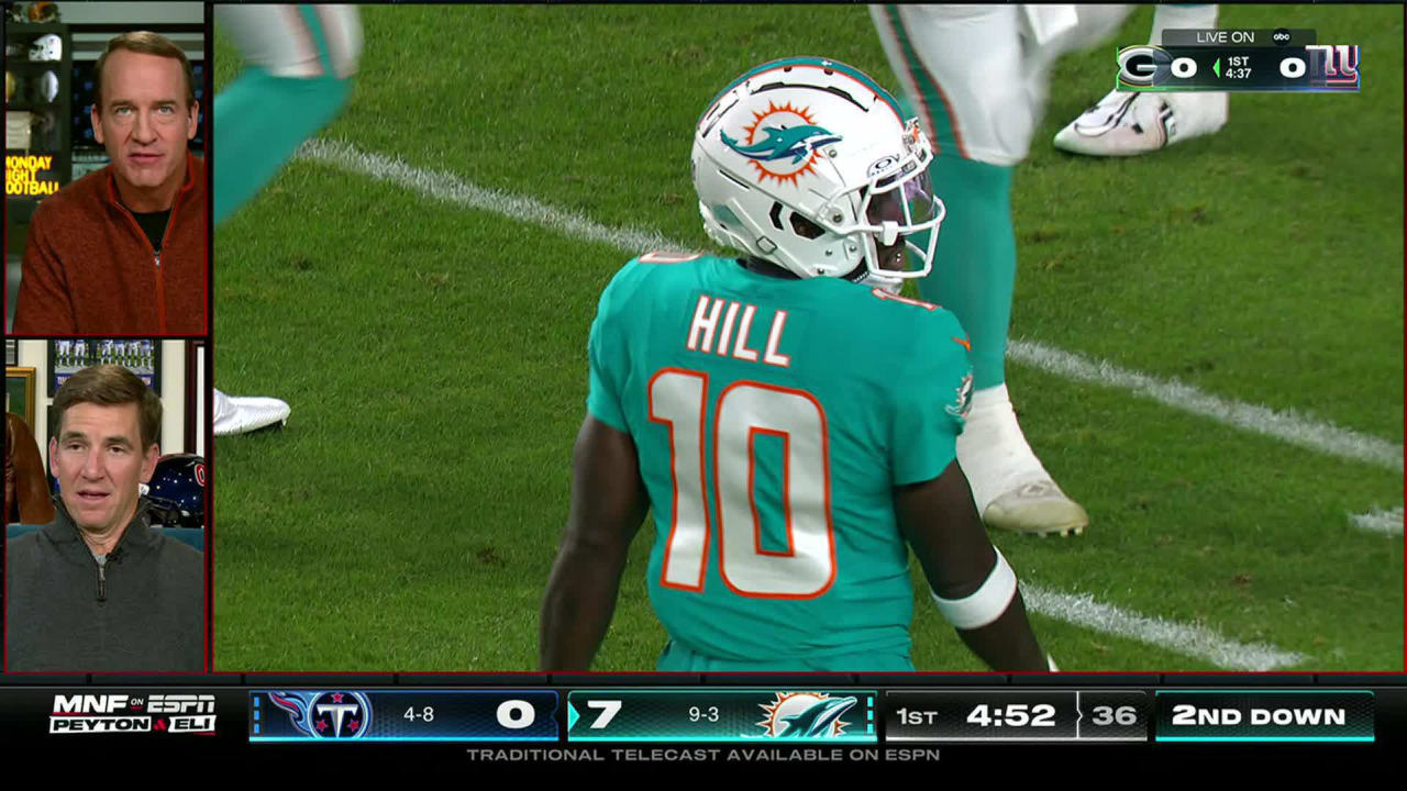 Manning bros guess Miami Dolphins' complex play call on "Monday Night ...