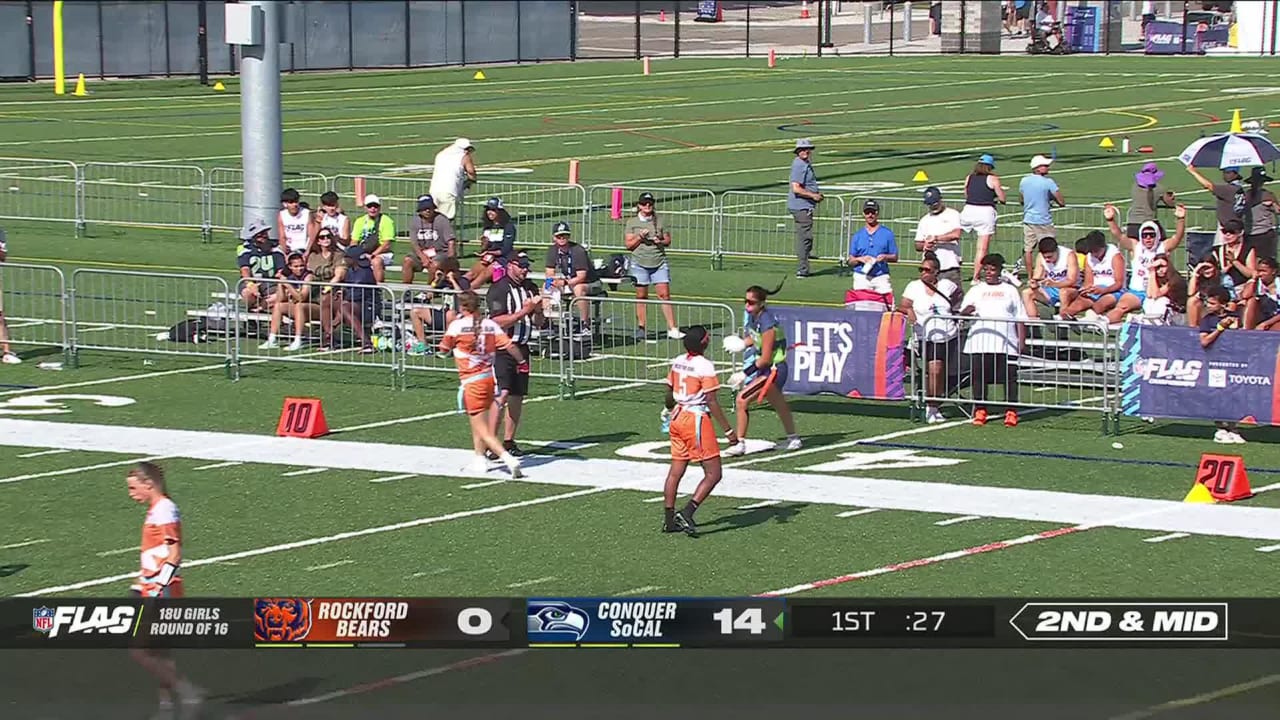 Conquer SoCal Seahawks wide receiver Maia Helmar showcases toe-tapping ...