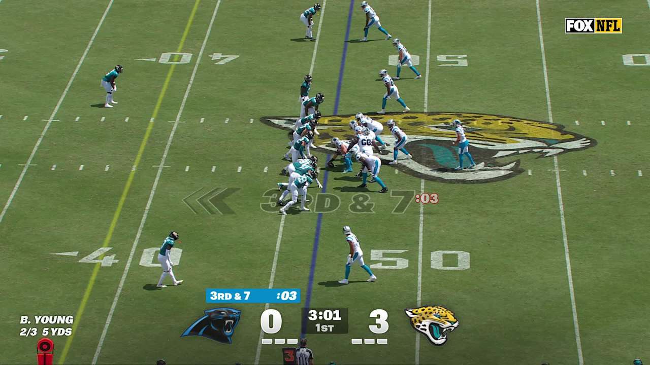 Every catch by Carolina Panthers' wide receiver Tetairoa McMillan in debut game vs. Jacksonville ...