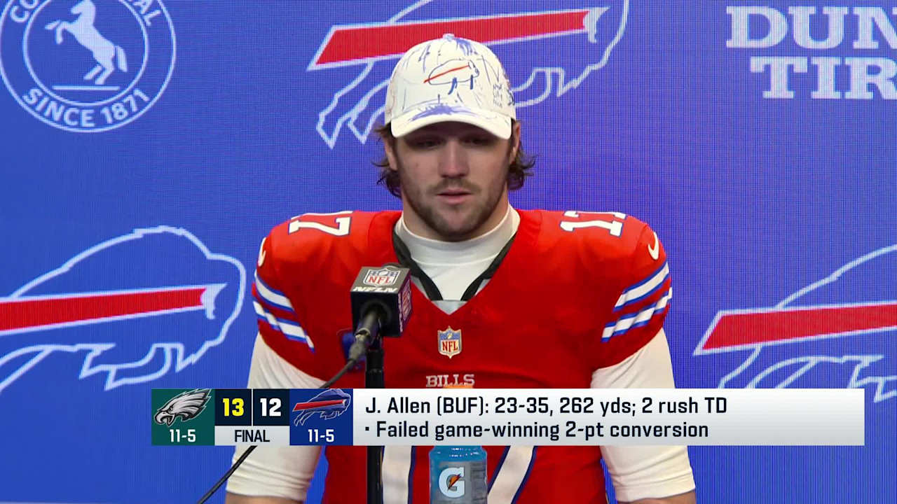 Buffalo Bills quarterback Josh Allen takes responsibility following ...