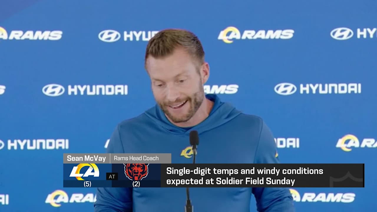 NFL Network reporter Omar Ruiz previews Rams approach to inclement weather in Chicago, Illinois ...