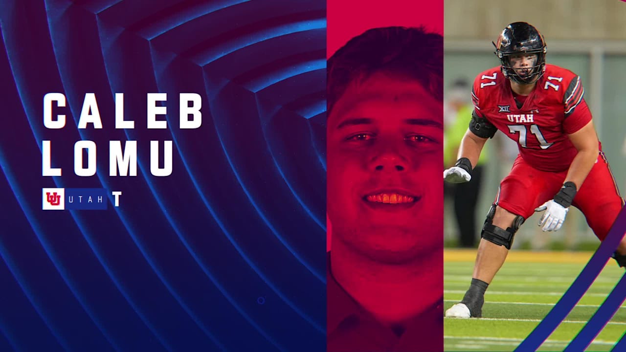 Utah Utes offensive tackle Caleb Lomu's 2026 NFL Scouting Combine Workout