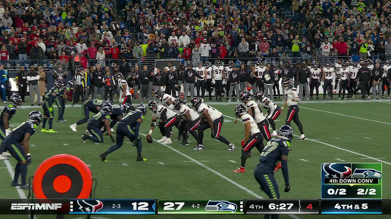 Houston Texans quarterback C.J. Stroud's 21-yard sideline pass to wide ...