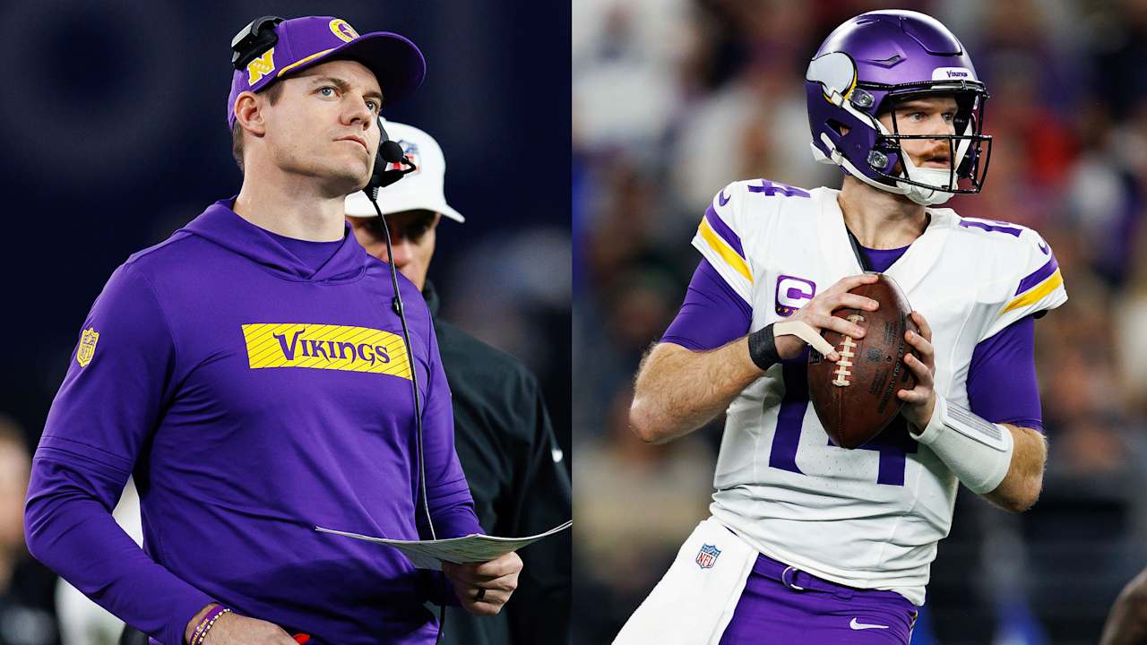 Kevin O'Connell says no 'decisions' made on Sam Darnold, Vikings QBs for '25: 'It's a constant ...