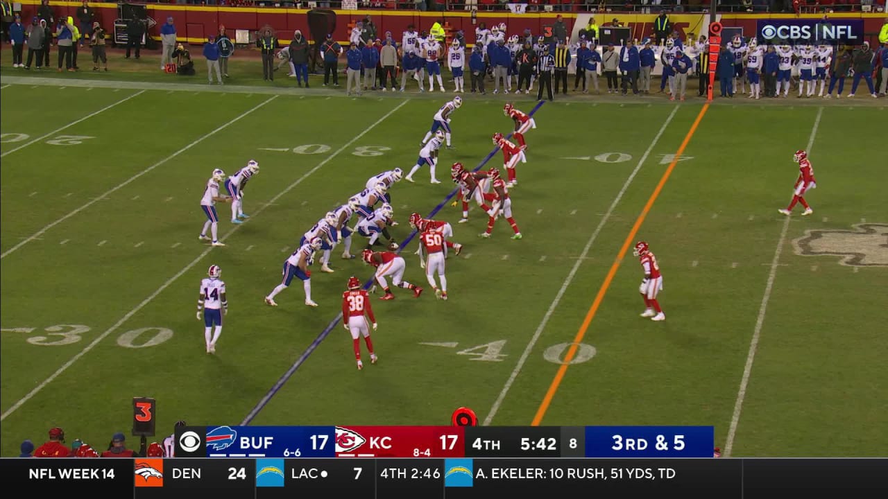 Buffalo Bills quarterback Josh Allen's pinpoint pass dots wide receiver Deonte Harty for 25-yard ...